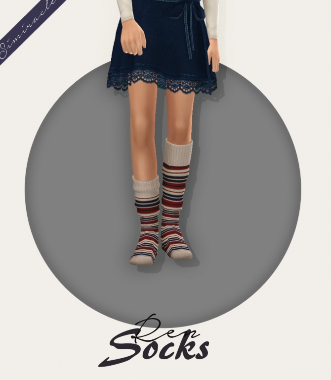 Ren Socks Kids Version at Simiracle » Sims 4 Updates