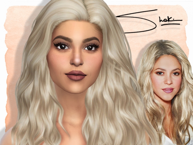 Shakira by Jolea at TSR » Sims 4 Updates