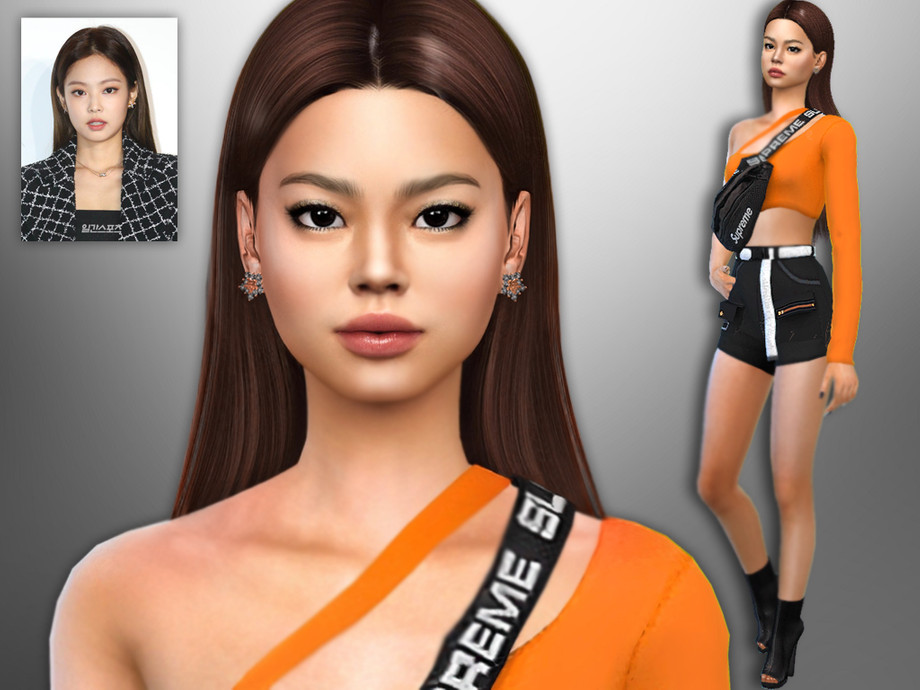 Jennie Kim by divaka45 at TSR » Sims 4 Updates
