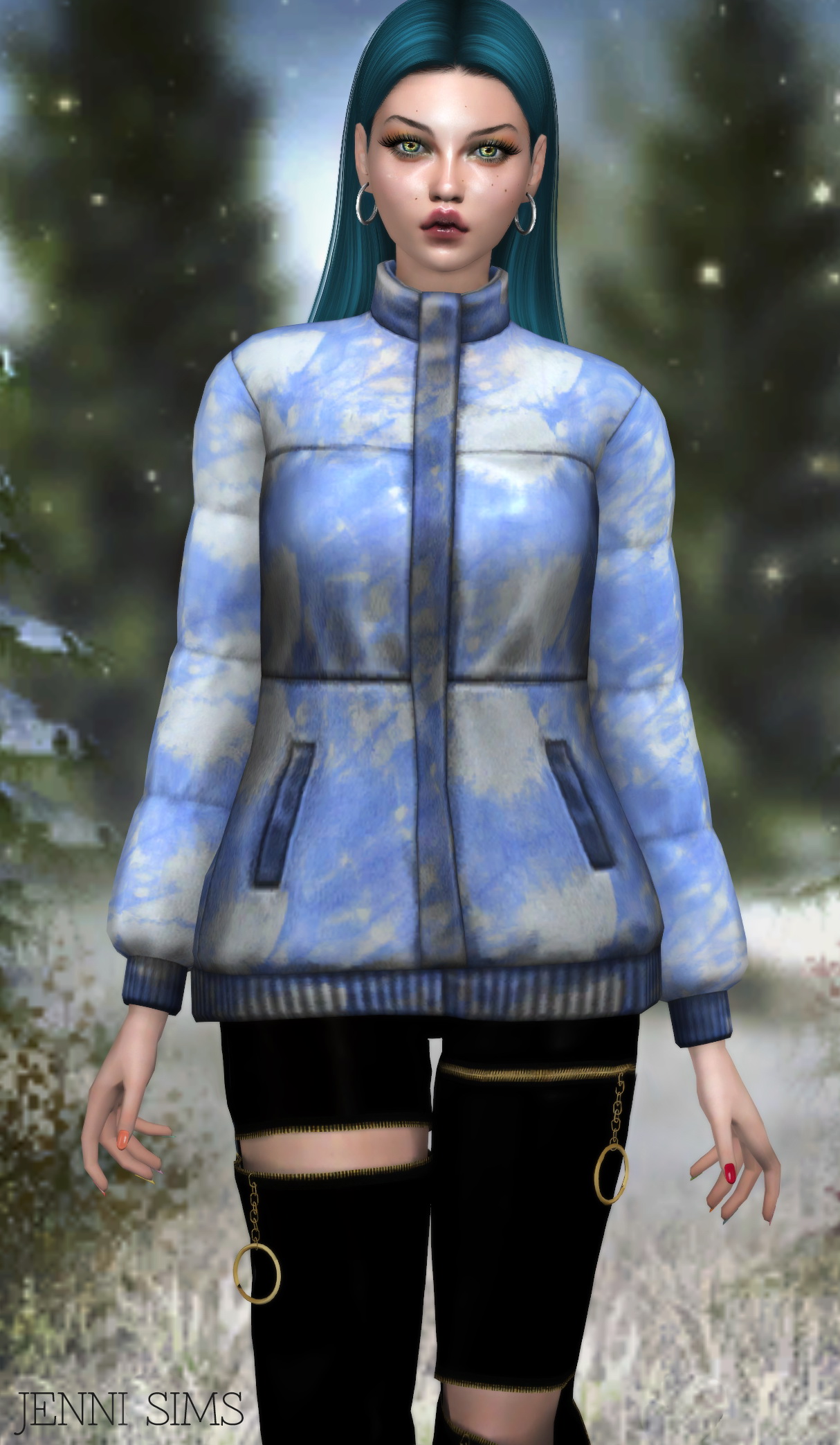 Jacket Tech Polar at Jenni Sims » Sims 4 Updates