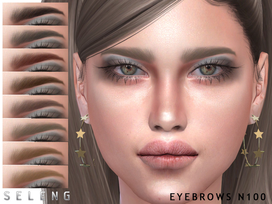 Eyebrows N100 by Seleng at TSR » Sims 4 Updates