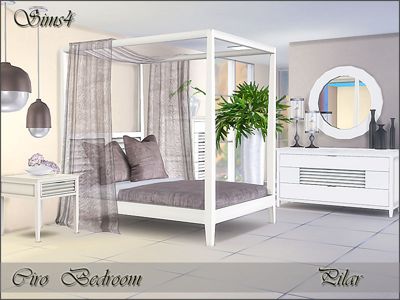 Ciro Bedroom by Pilar at TSR » Sims 4 Updates