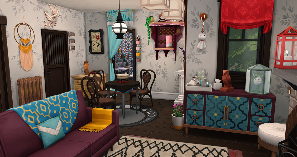 Cursed Thatched Cottage at Simsontherope » Sims 4 Updates