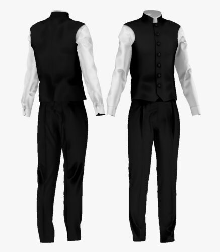 Priest vest & shirts at Bedisfull – iridescent » Sims 4 Updates