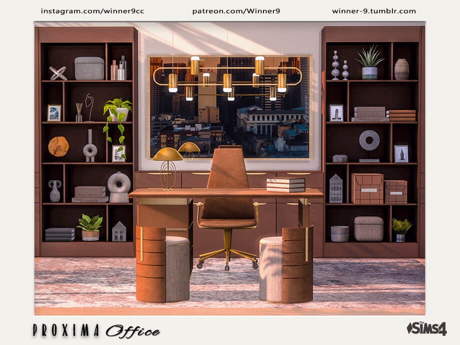 Proxima Office by Winner9 at TSR » Sims 4 Updates