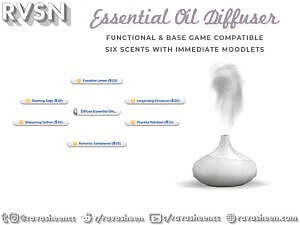 Scent To Be Oil Diffuser Mod by RAVASHEEN at TSR » Sims 4 Updates