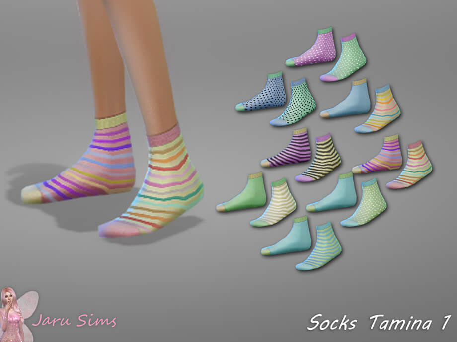 Socks Tamina 1 by Jaru Sims 4 at TSR » Sims 4 Updates