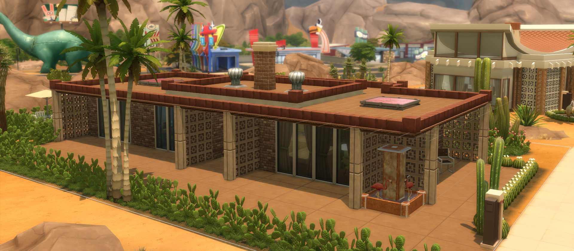 The Fleetwood Mid-Century Modern Home at Mod The Sims » Sims 4 Updates