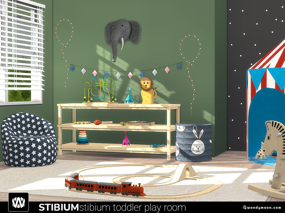 Stibium Toddler Play Room by wondymoon at TSR » Sims 4 Updates