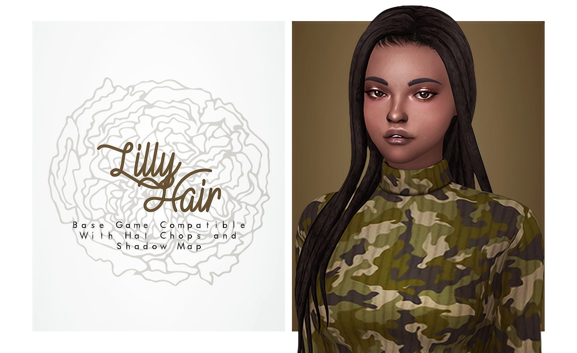 Lilly Hair at Isjao » Sims 4 Updates