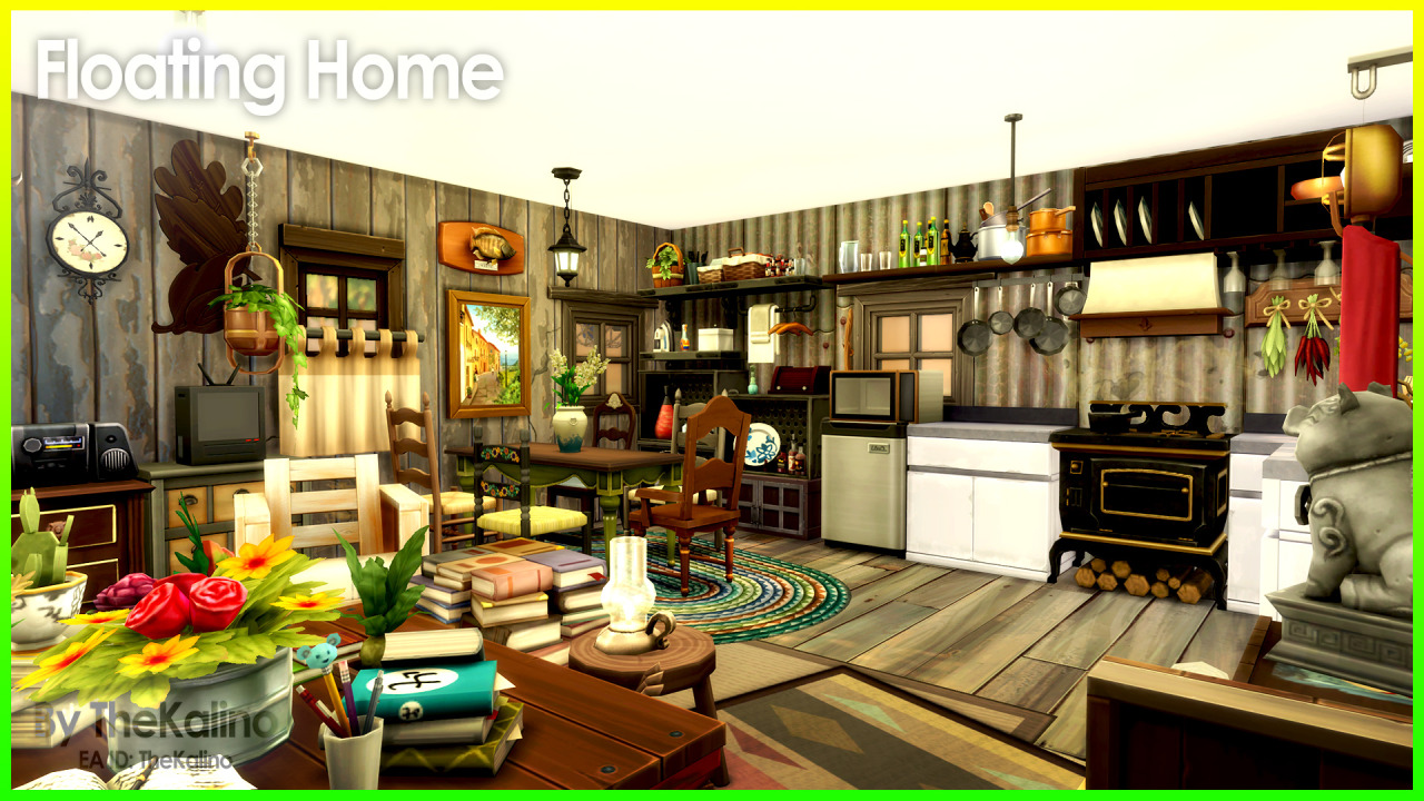 Floating Home at Kalino » Sims 4 Updates