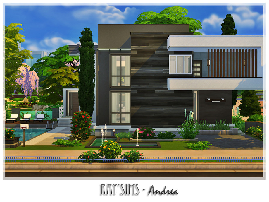 Andrea house by Ray_Sims at TSR » Sims 4 Updates