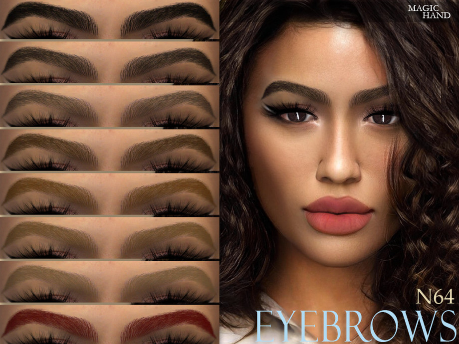 Eyebrows N64 by MagicHand at TSR » Sims 4 Updates