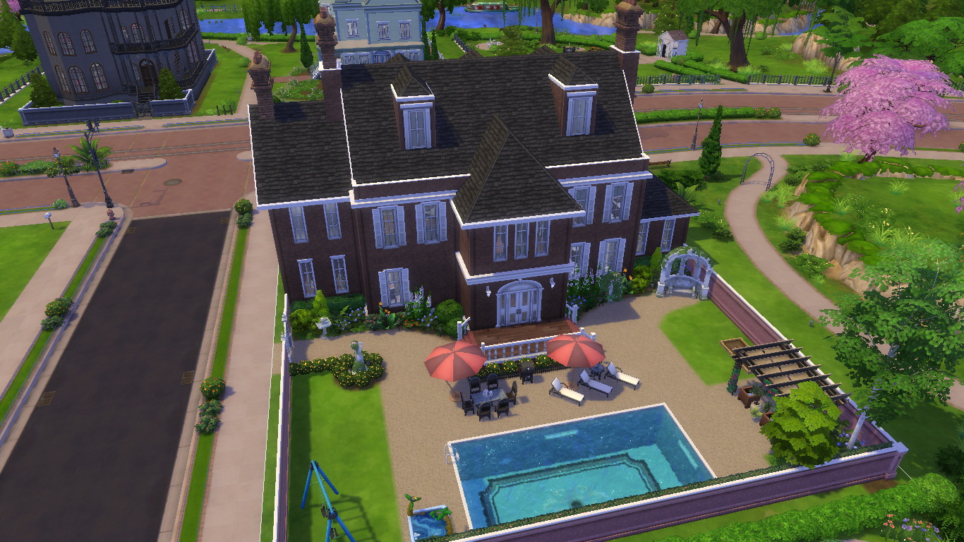 British Family Manor by Dixie Nourmous at Mod The Sims 4 » Sims 4 Updates
