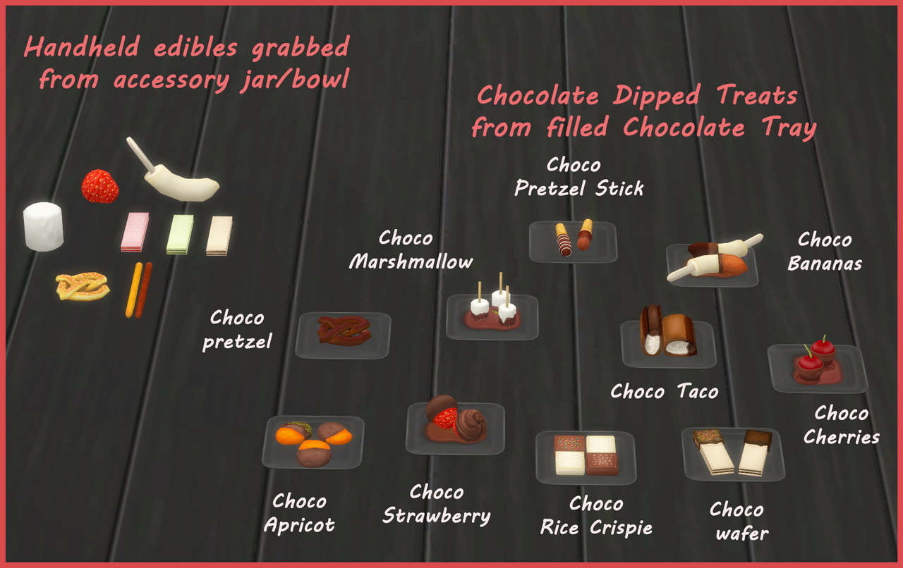 CHOCOLATE TRAY at Icemunmun » Sims 4 Updates