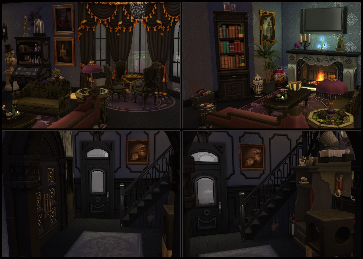 Fox Hollow Victorian Gothic House by KirsiF at Mod The Sims 4 » Sims 4 ...