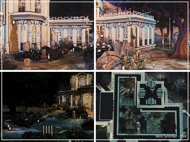 Haunted Victorian Manor by Mini Simmer at TSR » Sims 4 Updates