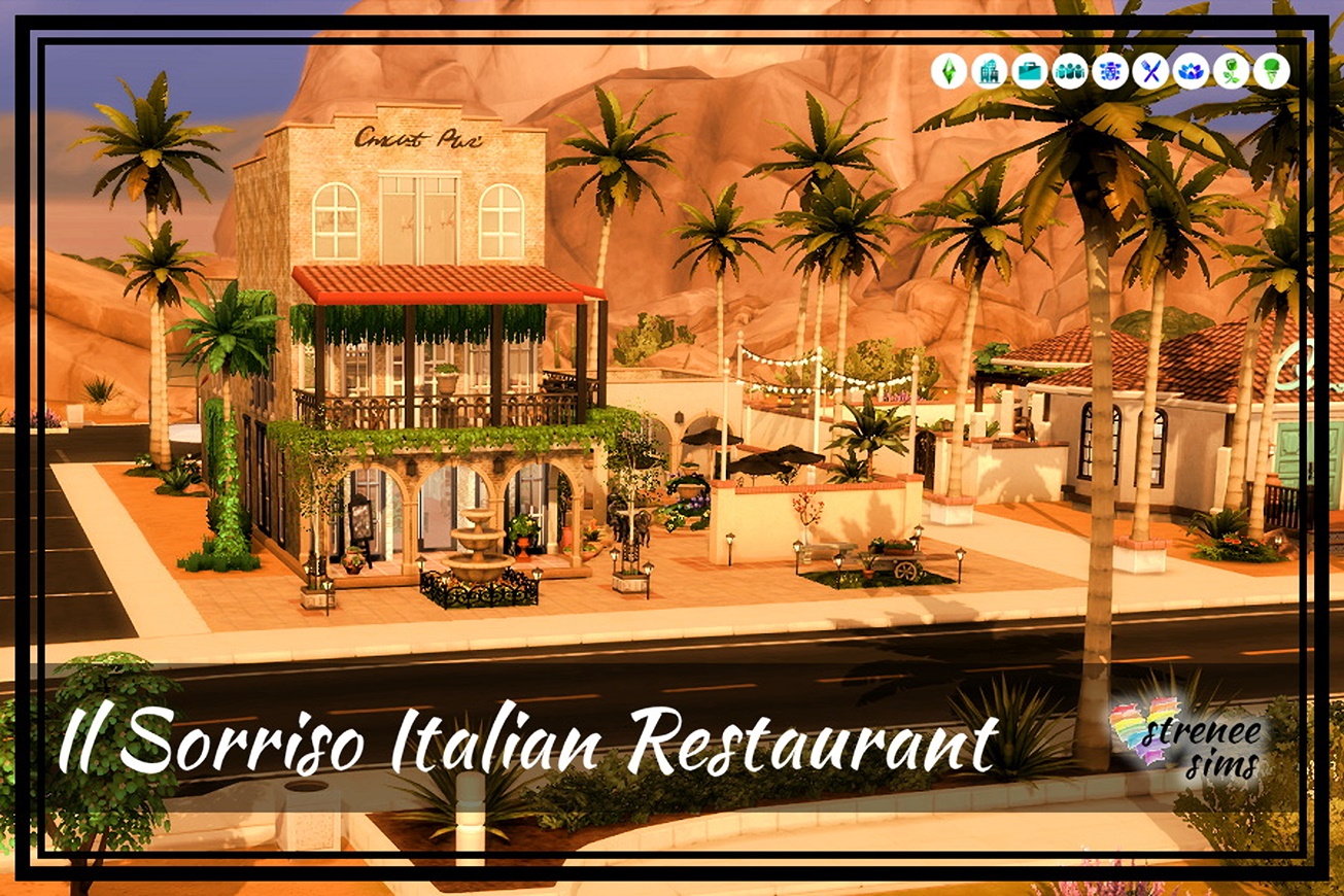 Il Sorriso Italian Restaurant at Strenee Sims » Sims 4 Updates