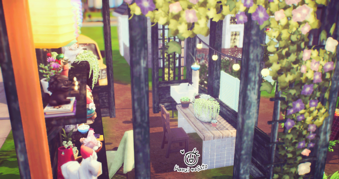 Pergola & Trellis Set at Haruinosato’s CC » Sims 4 Updates