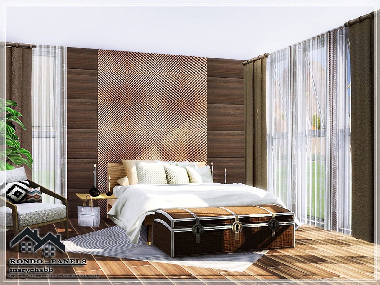 Rondo Wall Panels by marychabb at TSR » Sims 4 Updates