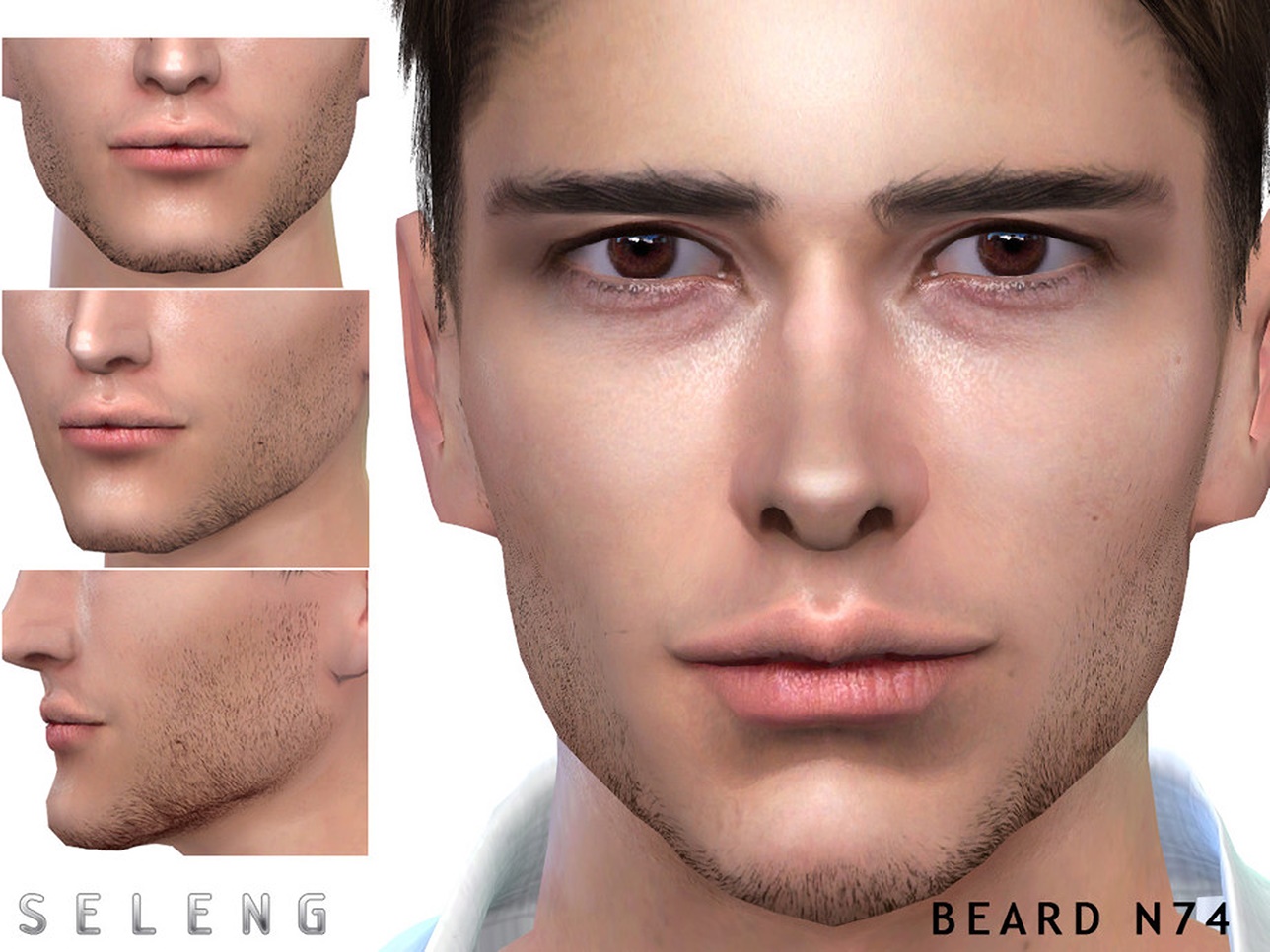 Beard N74 by Seleng at TSR » Sims 4 Updates
