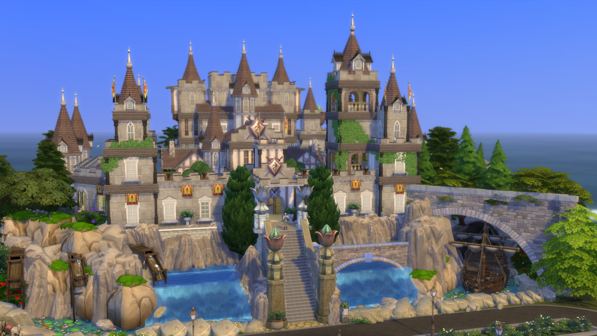 Full Medieval Style Castle by bradybrad7 at Mod The Sims 4 » Sims 4 Updates