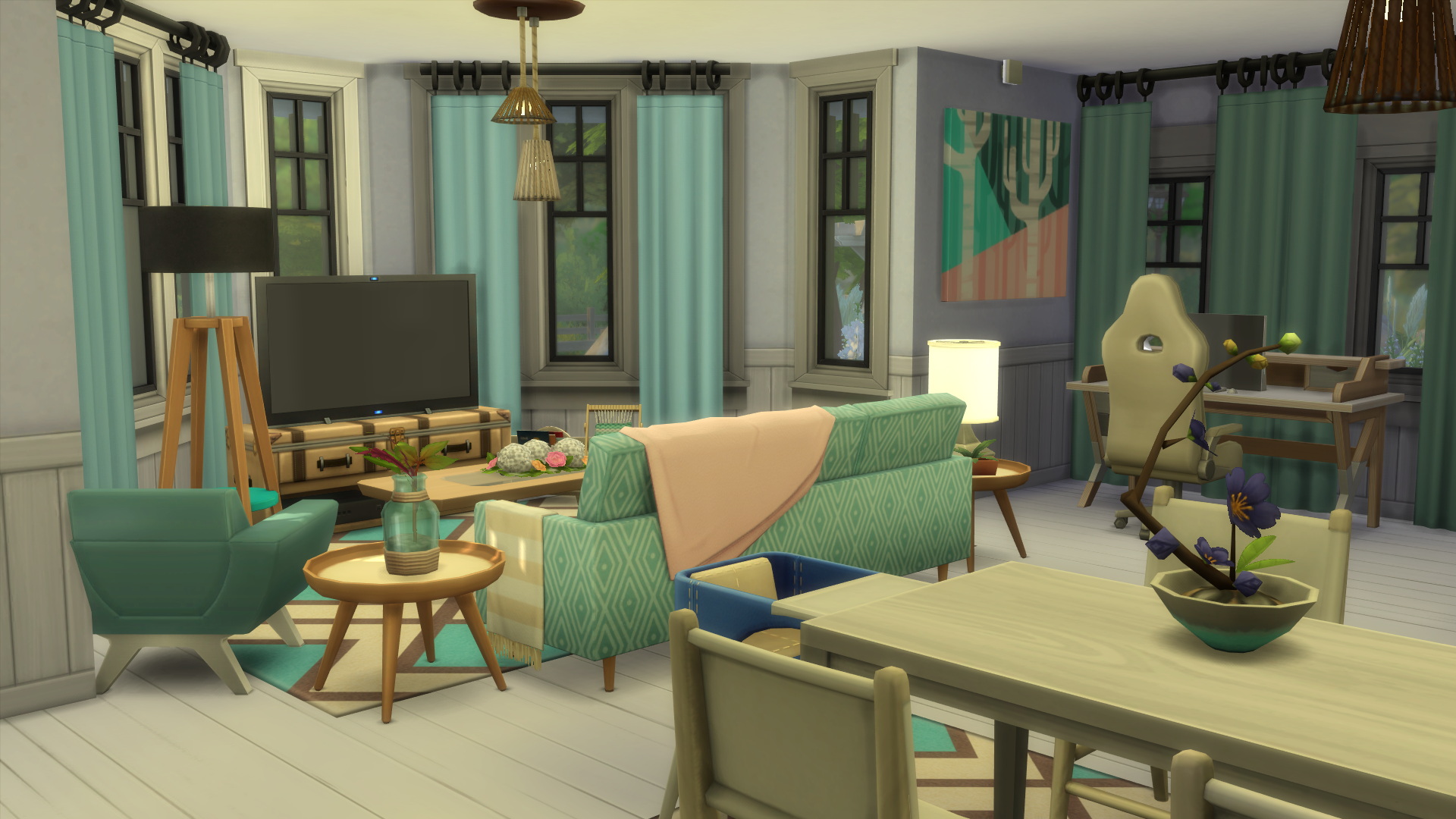 Family Farmhouse Bridleton Bay40x40 by bradybrad7 at Mod The Sims 4 ...
