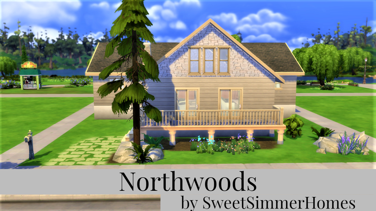 Northwoods house by SweetSimmerHomes at Mod The Sims 4 » Sims 4 Updates
