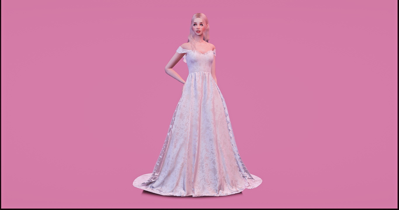 Julianna Wedding Dress at Daisy Pixels » Sims 4 Updates