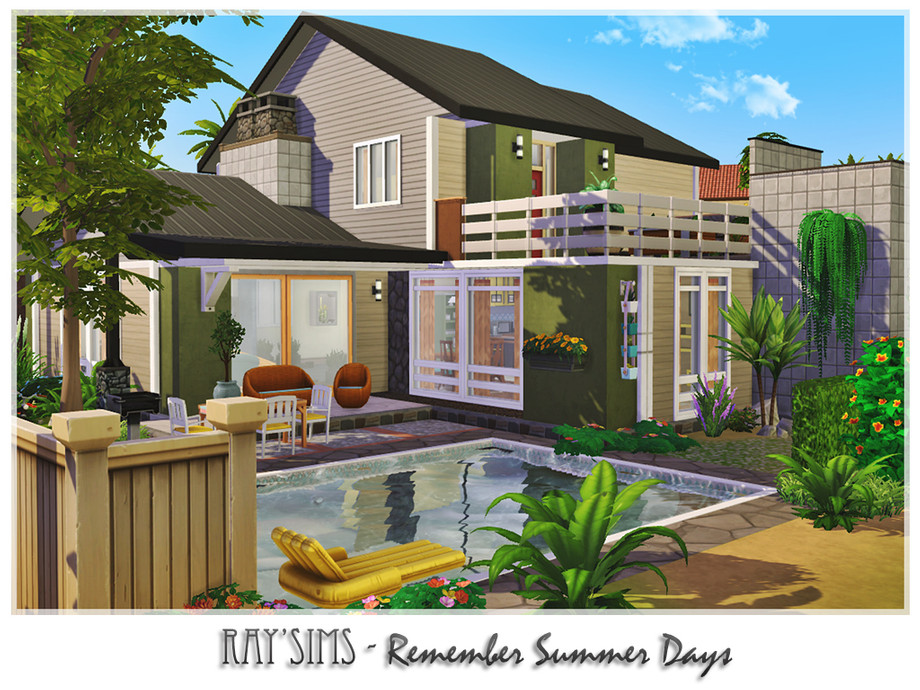 Retro Remember Summer Days by Ray_Sims at TSR » Sims 4 Updates