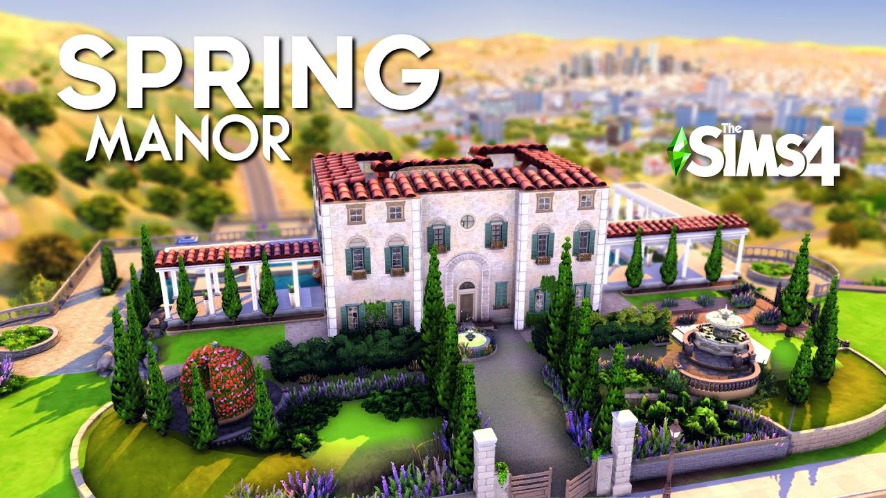 SPRING MANOR at RUSTIC SIMS » Sims 4 Updates