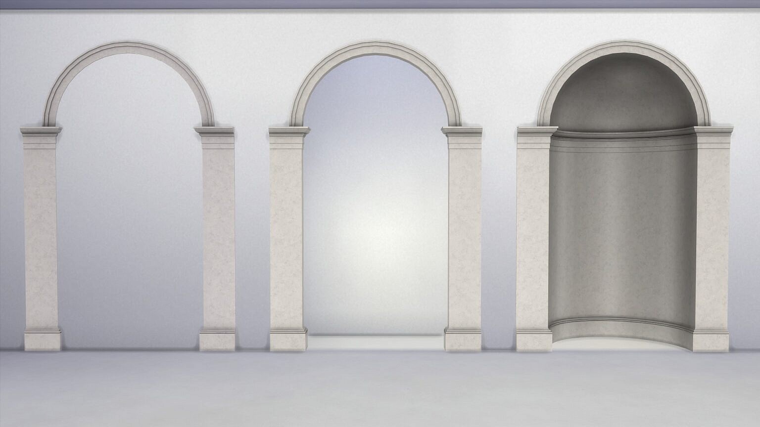 Doric Arches and Niche by TheJim07 at Mod The Sims 4 » Sims 4 Updates