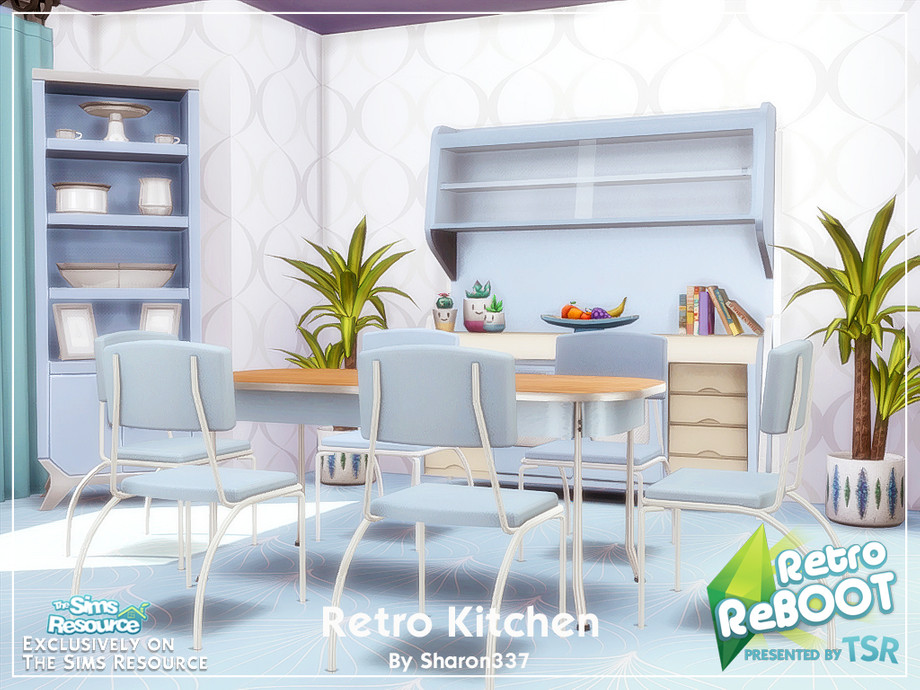 Retro Kitchen by sharon337 at TSR » Sims 4 Updates