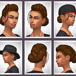 Sporty Twin Tails at SimLaughLove » Sims 4 Updates