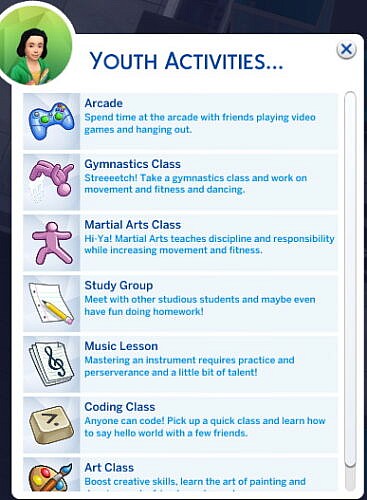 Family and Youth Activities by adeepindigo at Mod The Sims 4 » Sims 4 ...