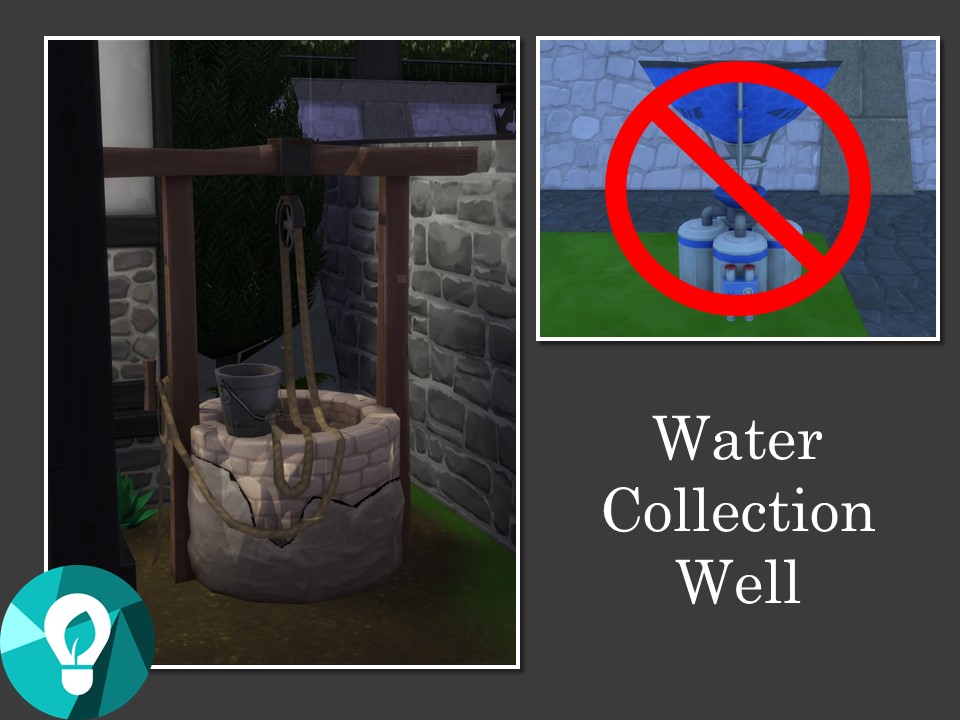 Water Collection Well by Teknikah at Mod The Sims 4 » Sims 4 Updates