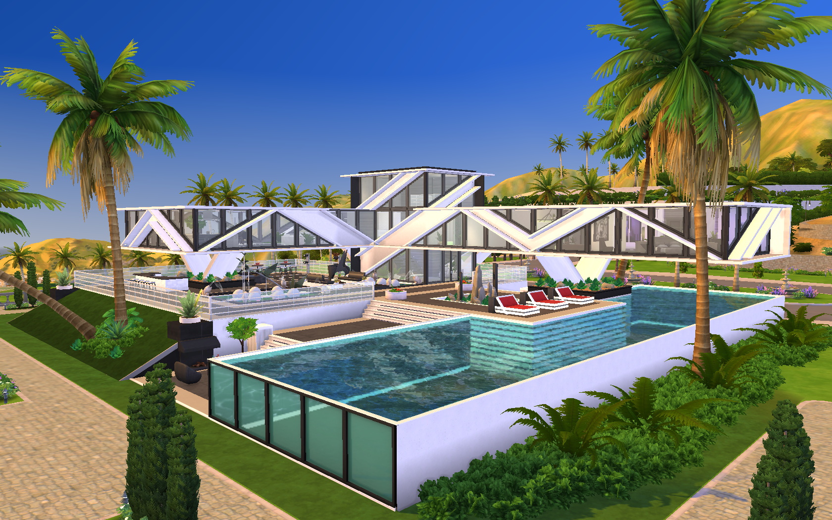 Lost Gravity Modern Futuristic Home by Cicada at Mod The Sims 4 » Sims ...