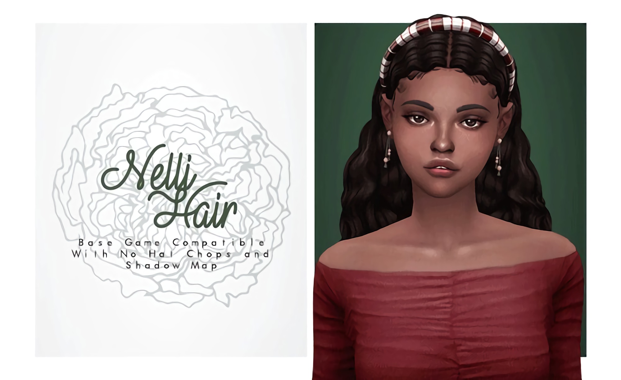 Nelli Hair at Isjao » Sims 4 Updates