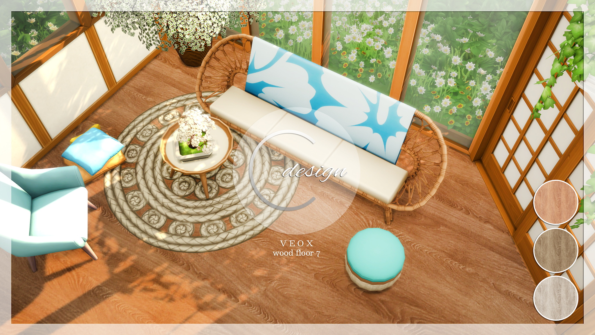 VEOX Wood Floor 7 at Cross Design » Sims 4 Updates