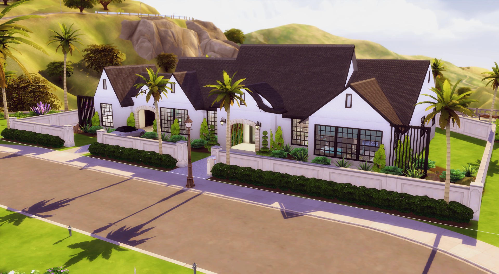 Cali Ranch Mansion by zhepomme at Mod The Sims 4 » Sims 4 Updates