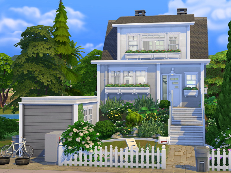 Suburban House by Flubs79 at TSR » Sims 4 Updates