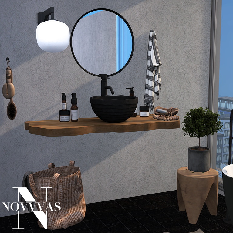 RUSTIC BATHROOM at Novvvas » Sims 4 Updates