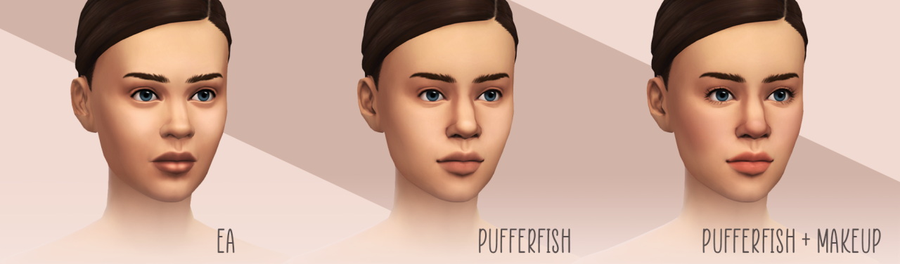 Pufferfish skinblend at Miss Ruby Bird » Sims 4 Updates