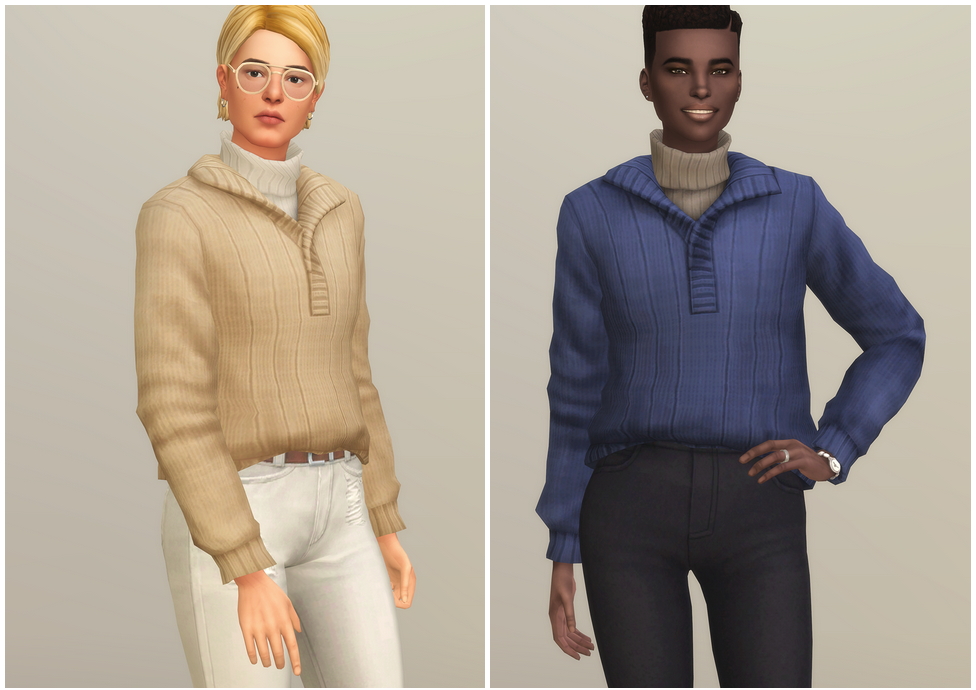 Basic sweaters IV M/F by Rusty » Sims 4 Updates