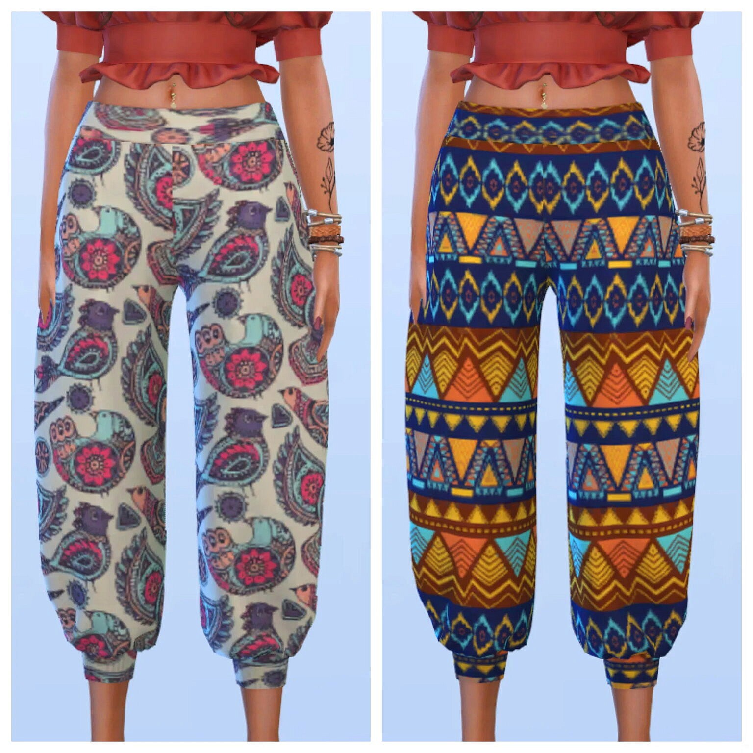 Frida Pants at Katverse » Sims 4 Updates