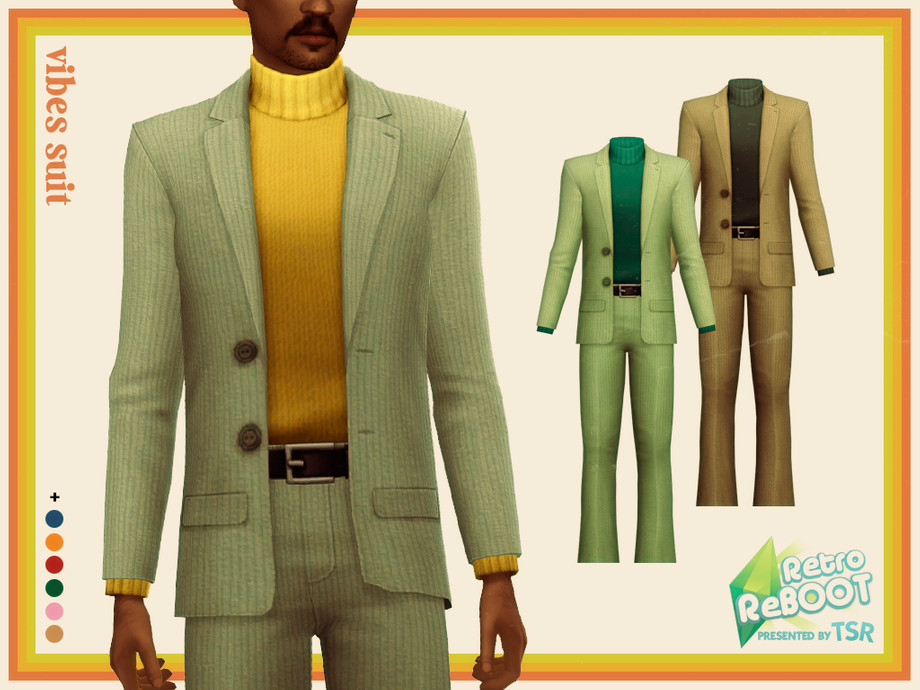 Vibes Suit by pixelette at TSR » Sims 4 Updates