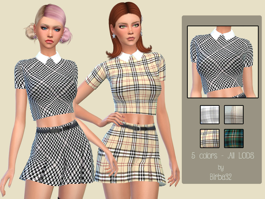Alyssa Shirt by Birba32 at TSR » Sims 4 Updates