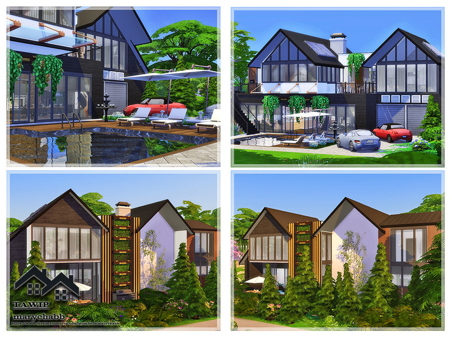 TAWIP house by marychabb at TSR » Sims 4 Updates