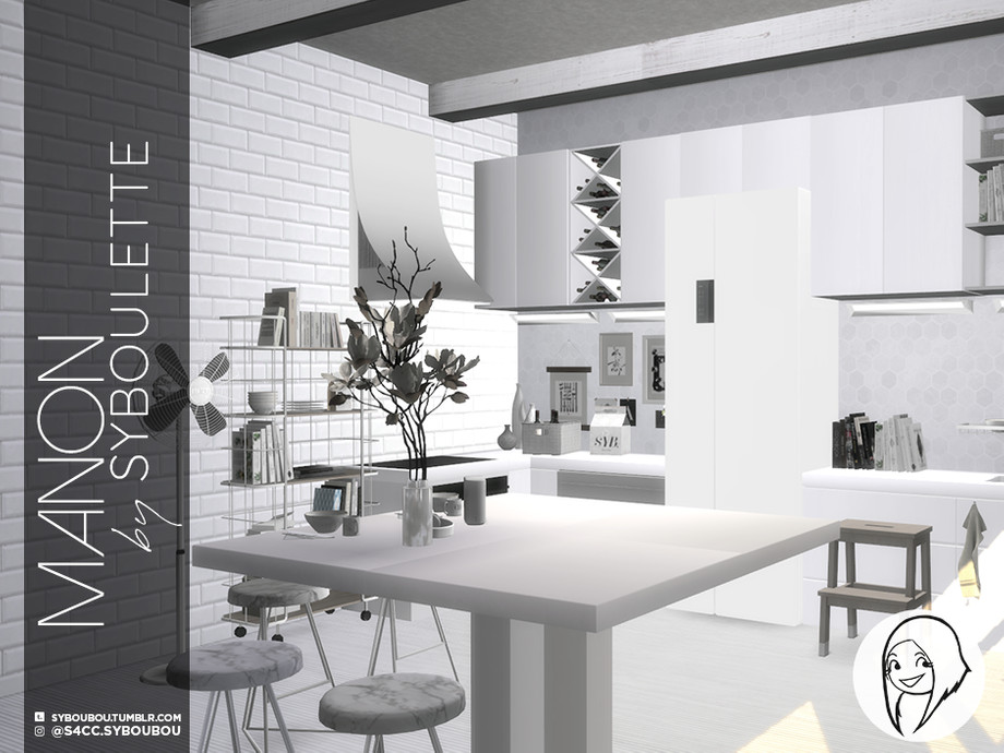 Manon Kitchen Part 1: Furniture by Syboubou at TSR » Sims 4 Updates