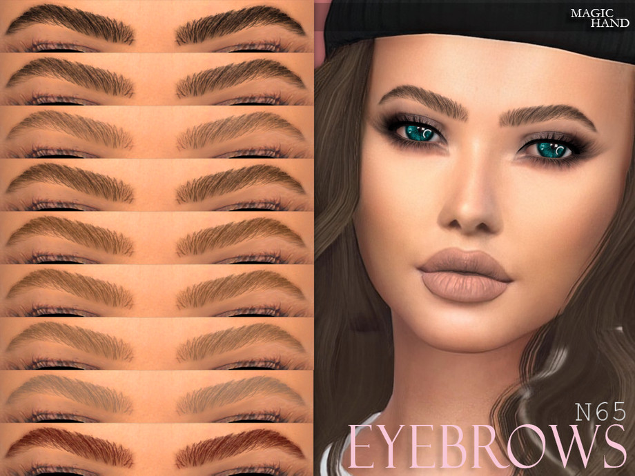 Eyebrows N65 by MagicHand at TSR » Sims 4 Updates